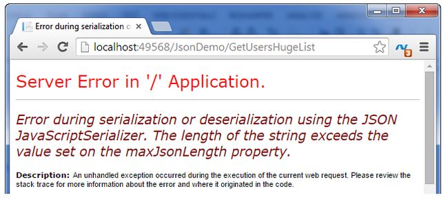 JsonResult Type in MVC
